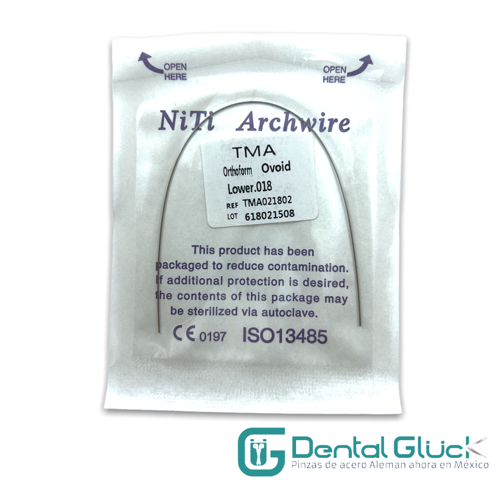 Arco TMA Redondo (Bolsa Blanca) – Dental Glück®